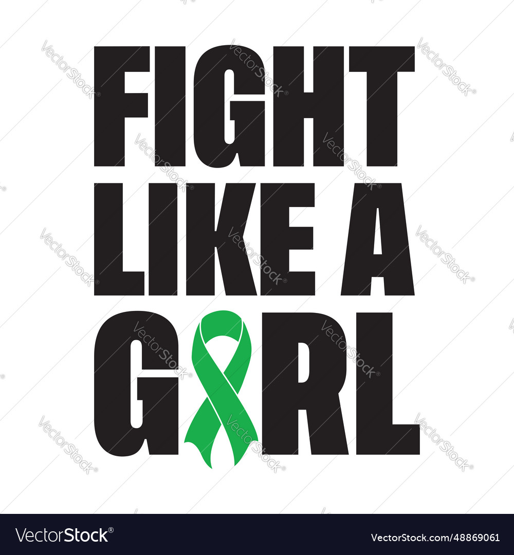 Cerebral palsy awareness green ribbon american Vector Image
