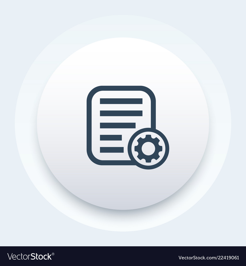 Data process icon Royalty Free Vector Image - VectorStock