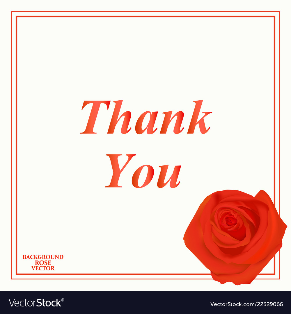 Background with thank you Royalty Free Vector Image