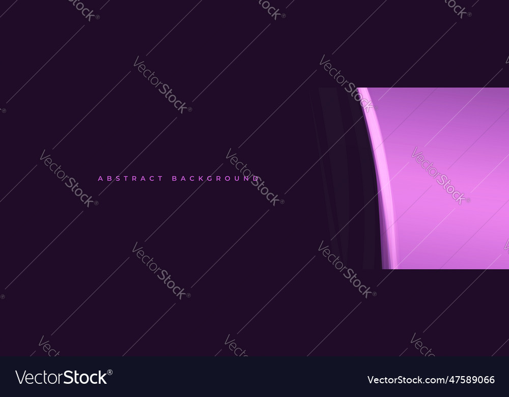 Dark violet and pink modern abstract banner Vector Image
