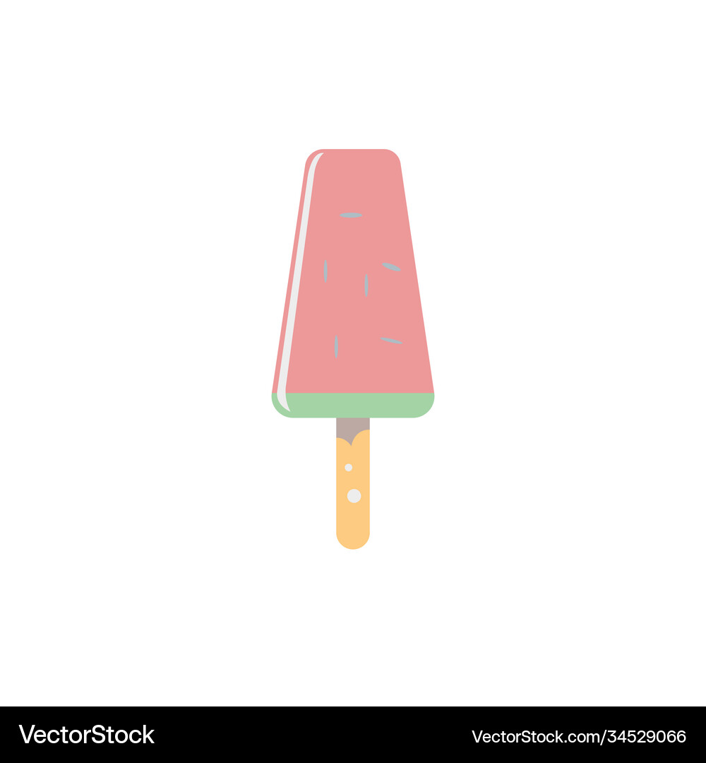 Ice cream summer icon clipart design Royalty Free Vector