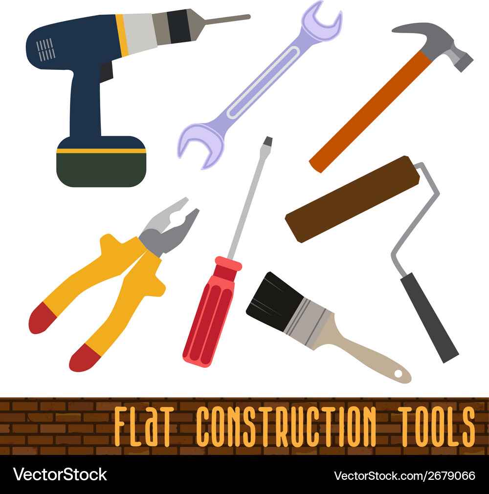 Icons set of craft tools Royalty Free Vector Image