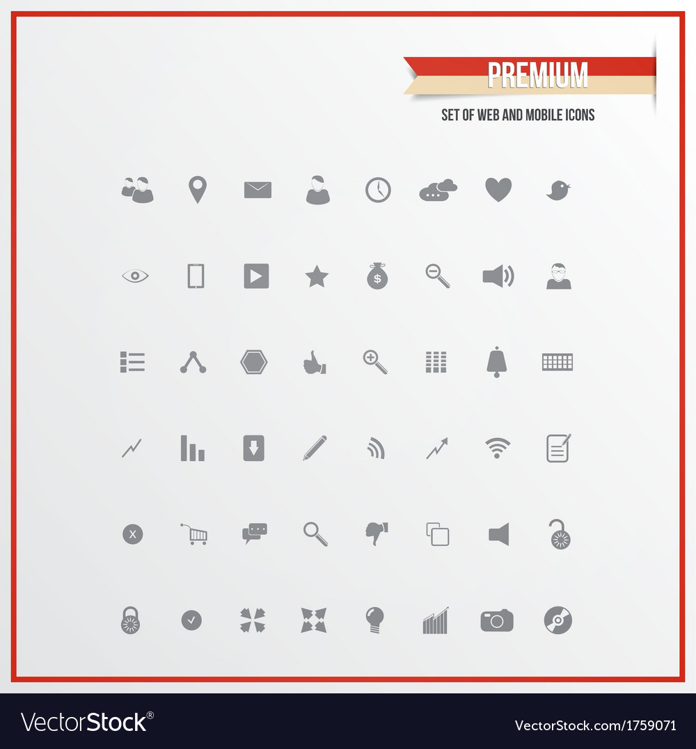 Light icon set Royalty Free Vector Image - VectorStock