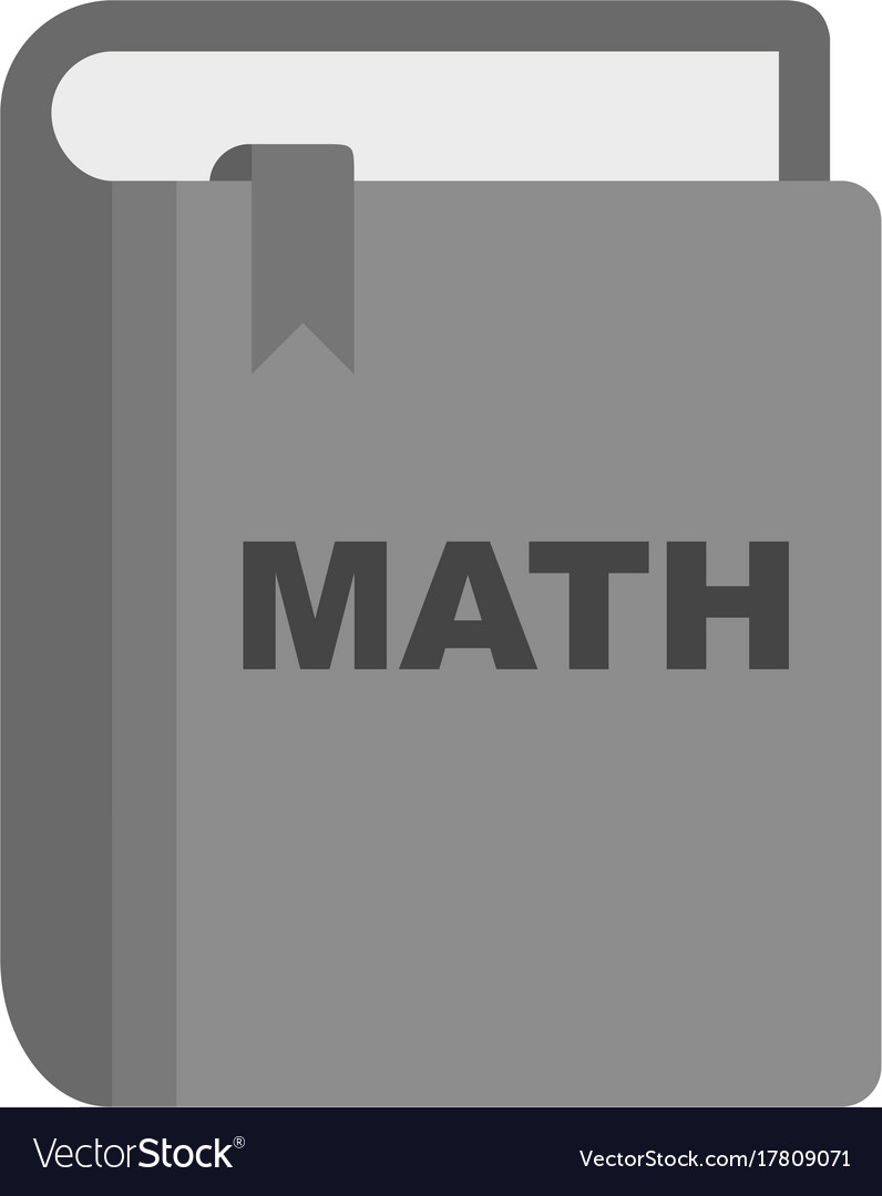 Math book ii Royalty Free Vector Image - VectorStock