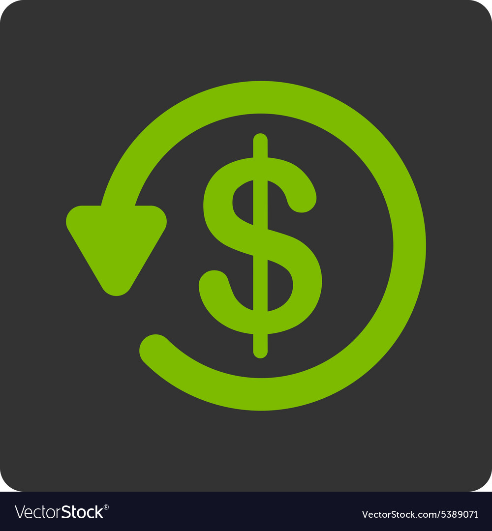 Refund icon Royalty Free Vector Image - VectorStock