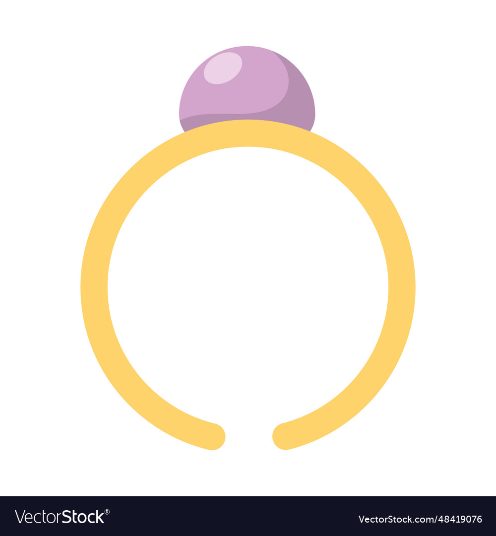 Isolated colored ring icon Royalty Free Vector Image