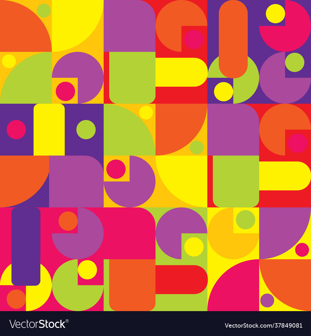 Abstract seamless repeating geometric pattern Vector Image