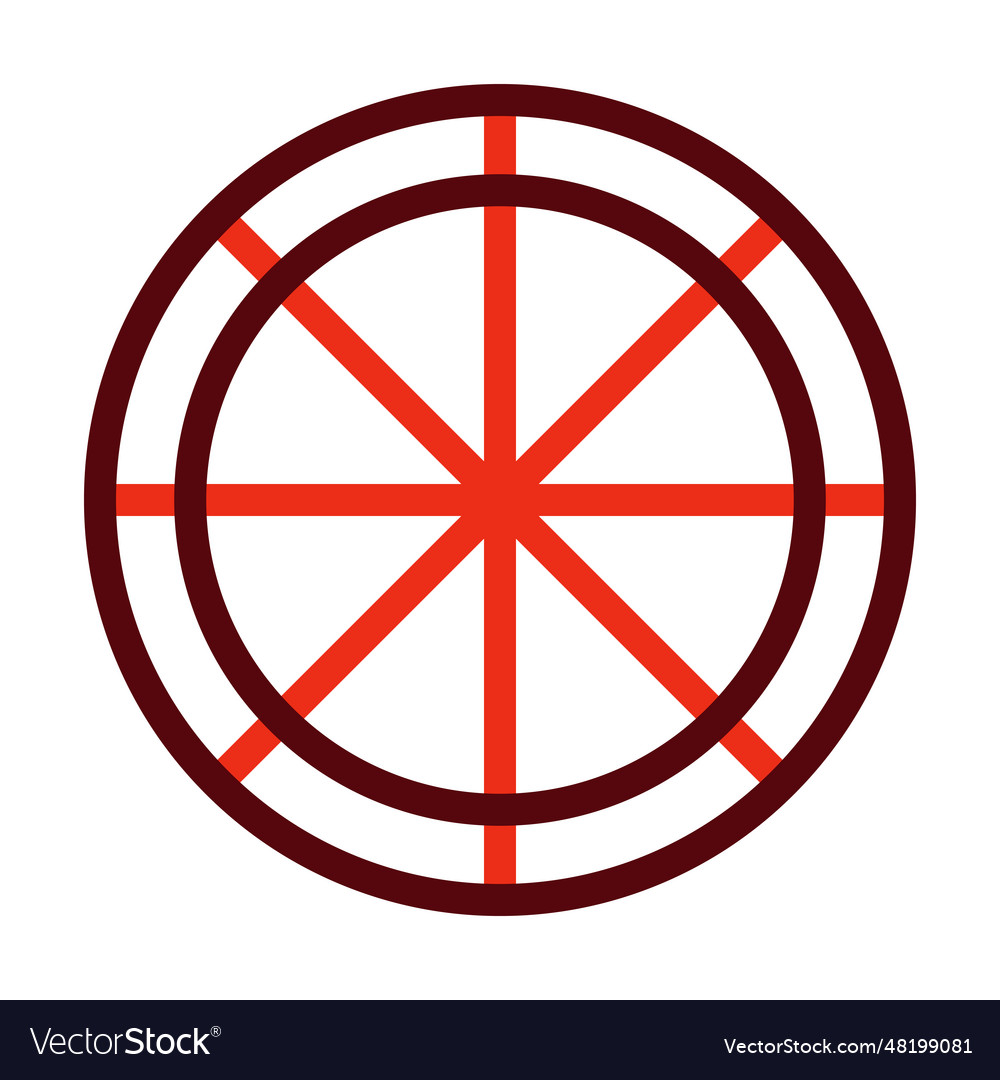 Color palette glyph two color icon for personal Vector Image