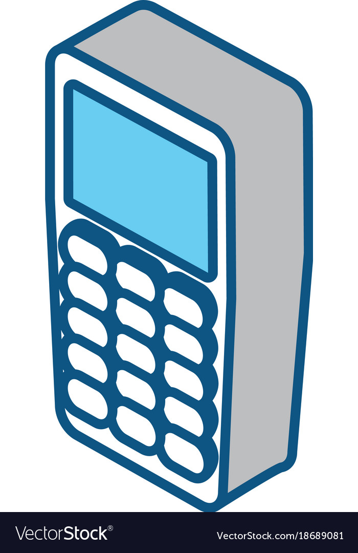 Dataphone device icon Royalty Free Vector Image