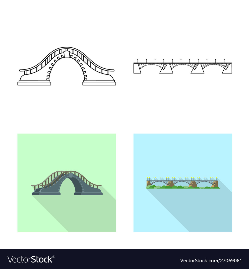 Isolated Object Connection And Design Symbol Vector Image