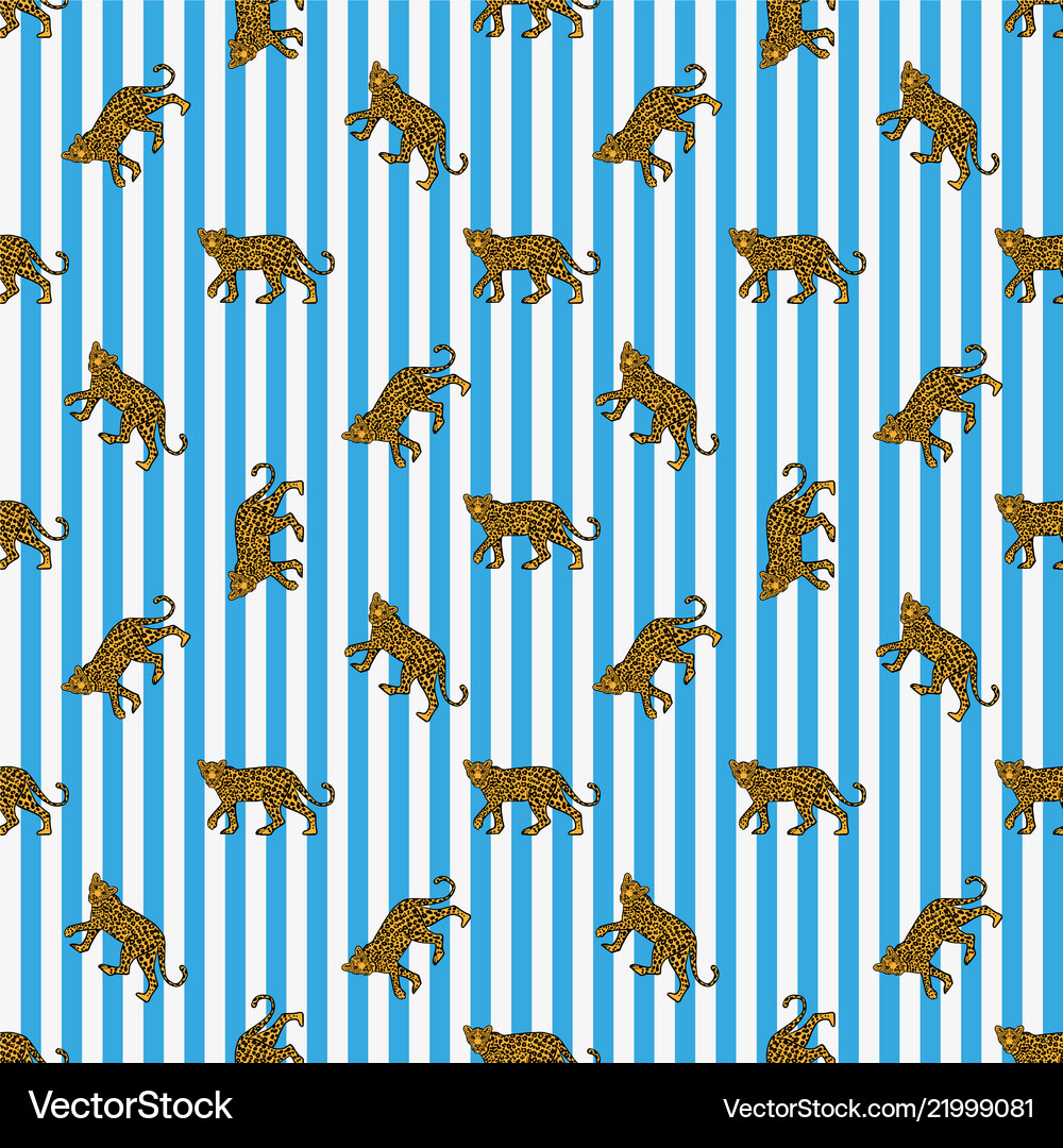Leopard pattern Royalty Free Vector Image - VectorStock