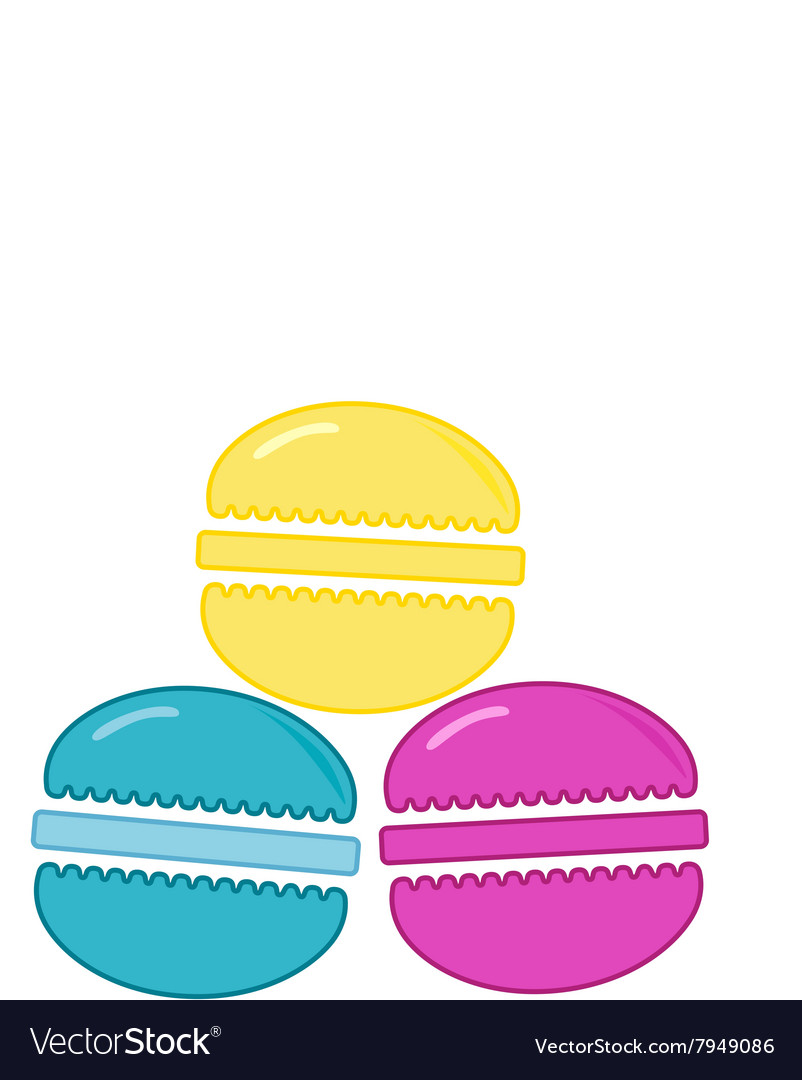 Macarons Royalty Free Vector Image - VectorStock