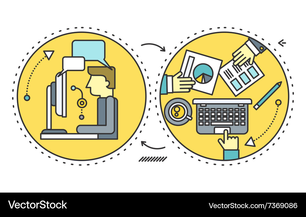 Personnel management people Royalty Free Vector Image