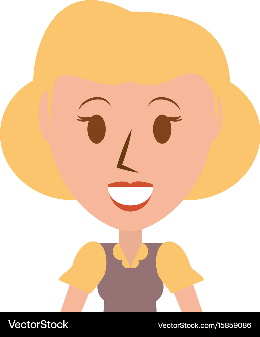 Retro woman cartoon Royalty Free Vector Image - VectorStock