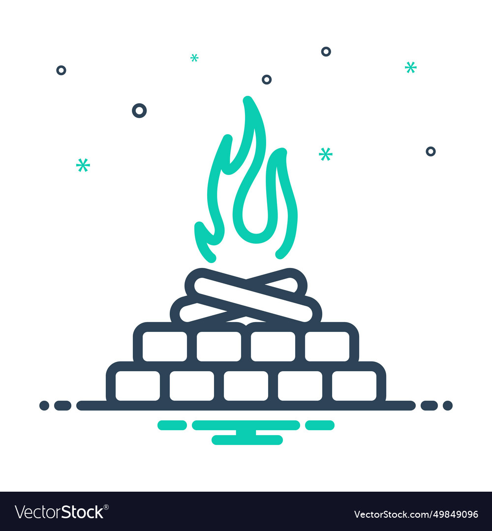 Campfire Royalty Free Vector Image - VectorStock