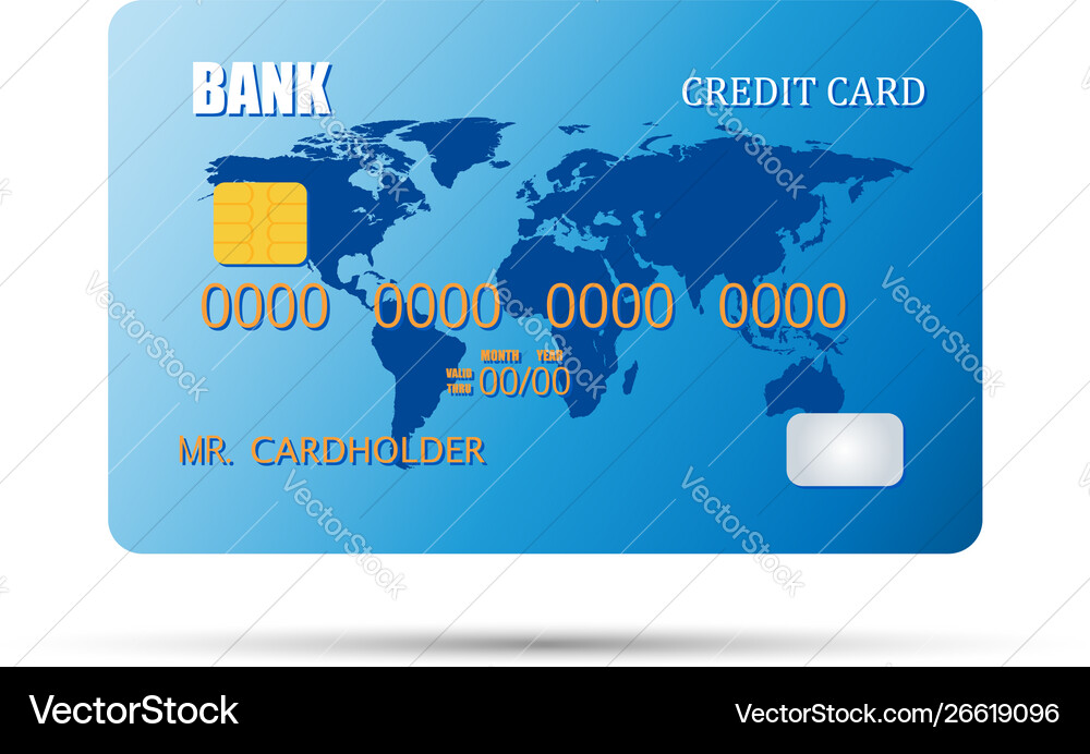 Credit card Royalty Free Vector Image - VectorStock