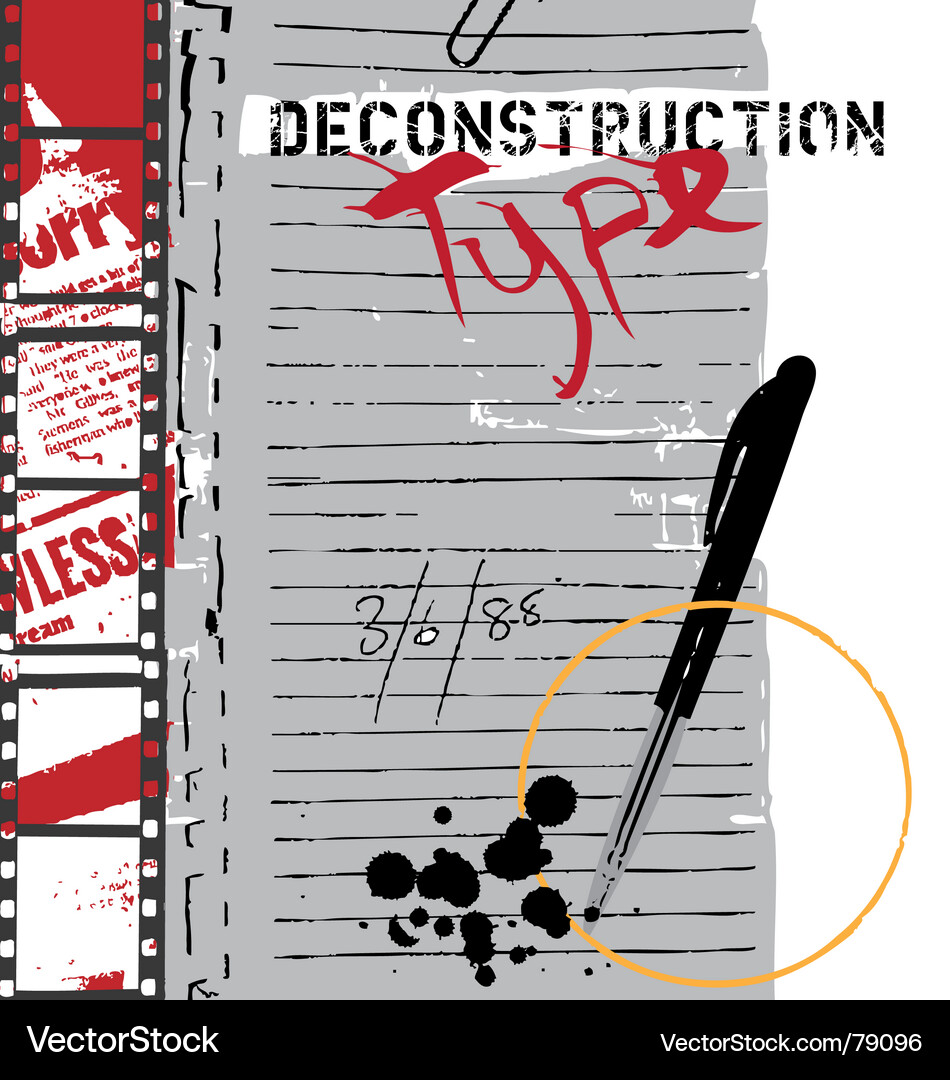 Fragmented Text Royalty Free Vector Image - VectorStock