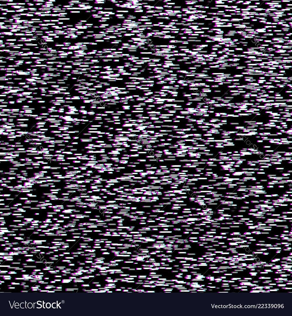 Glitch TV Interference Royalty Free Vector Image