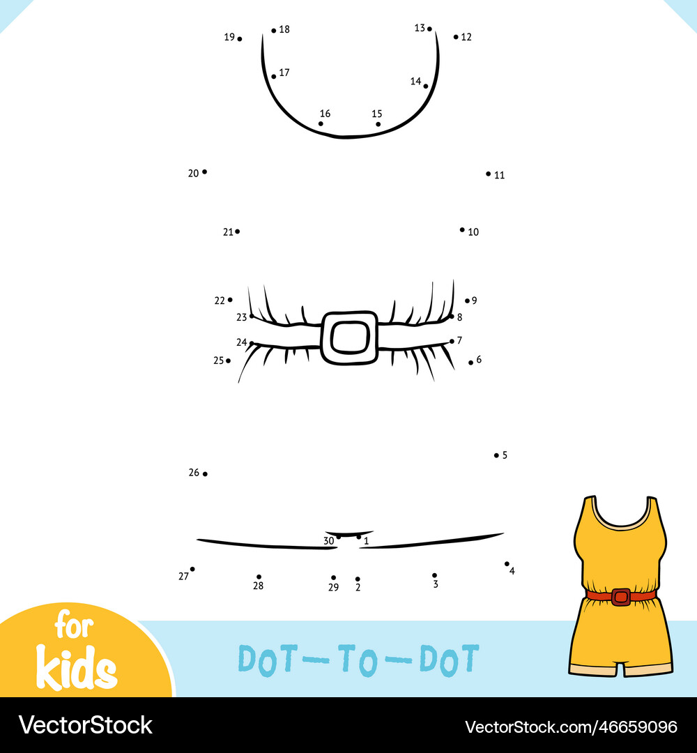 Numbers game education dot Royalty Free Vector Image