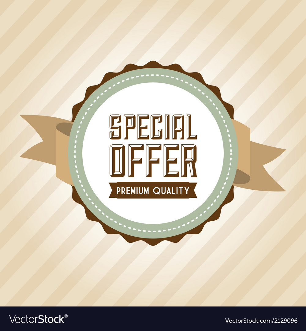 Shopping design over lineal background Royalty Free Vector