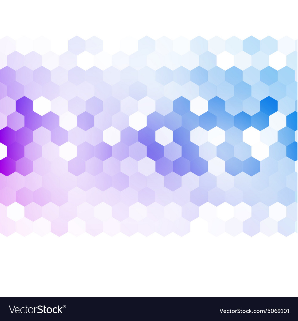 Abstract 3d hexagonal Royalty Free Vector Image
