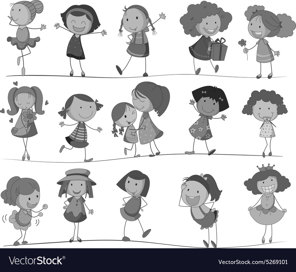 Children Royalty Free Vector Image - VectorStock