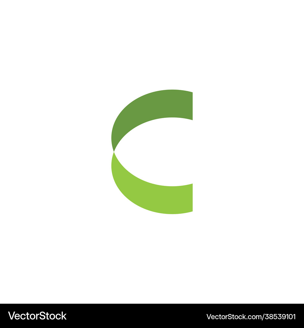 Colorful and attractive c logo design Royalty Free Vector