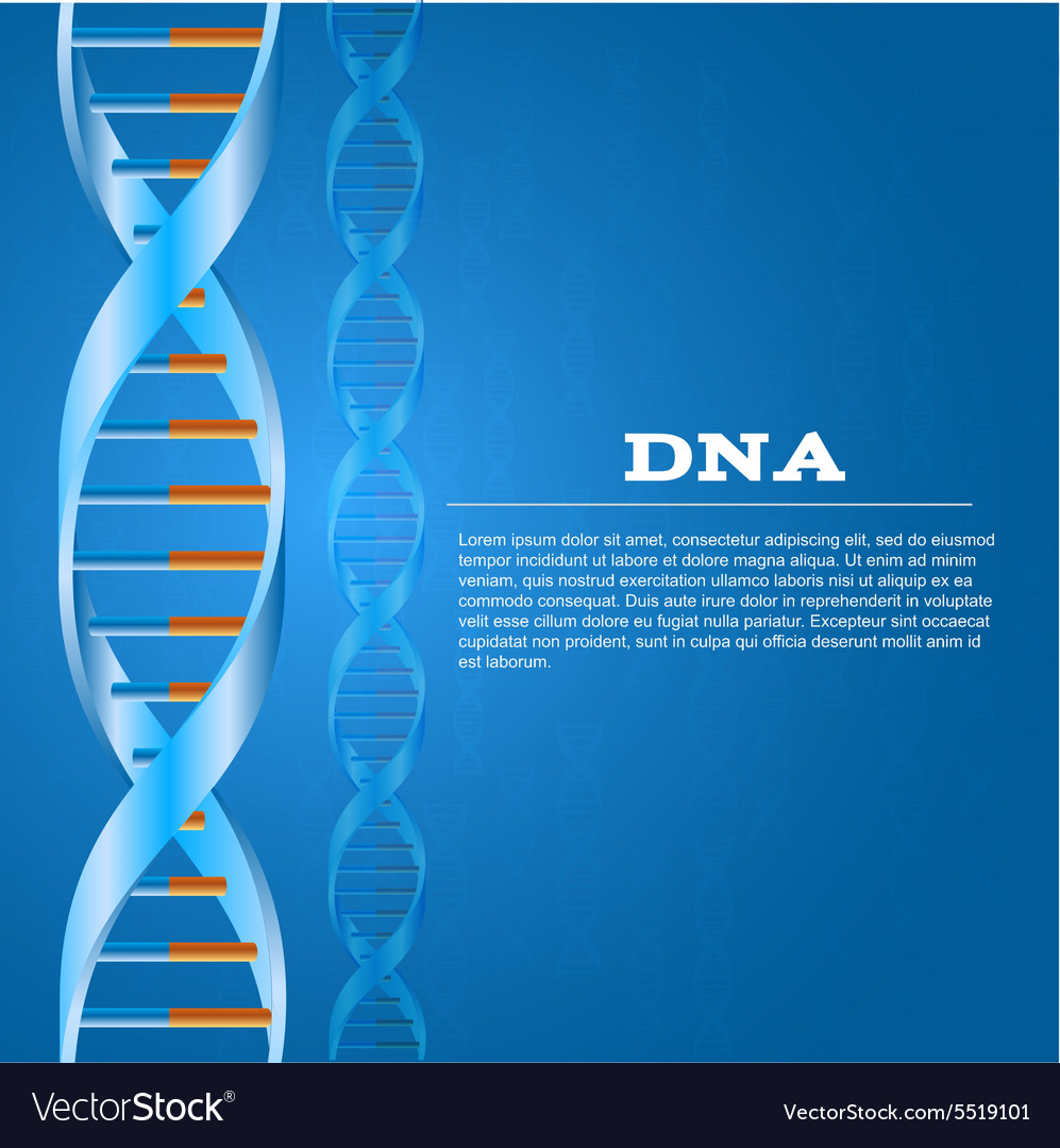 Dna background Royalty Free Vector Image - VectorStock