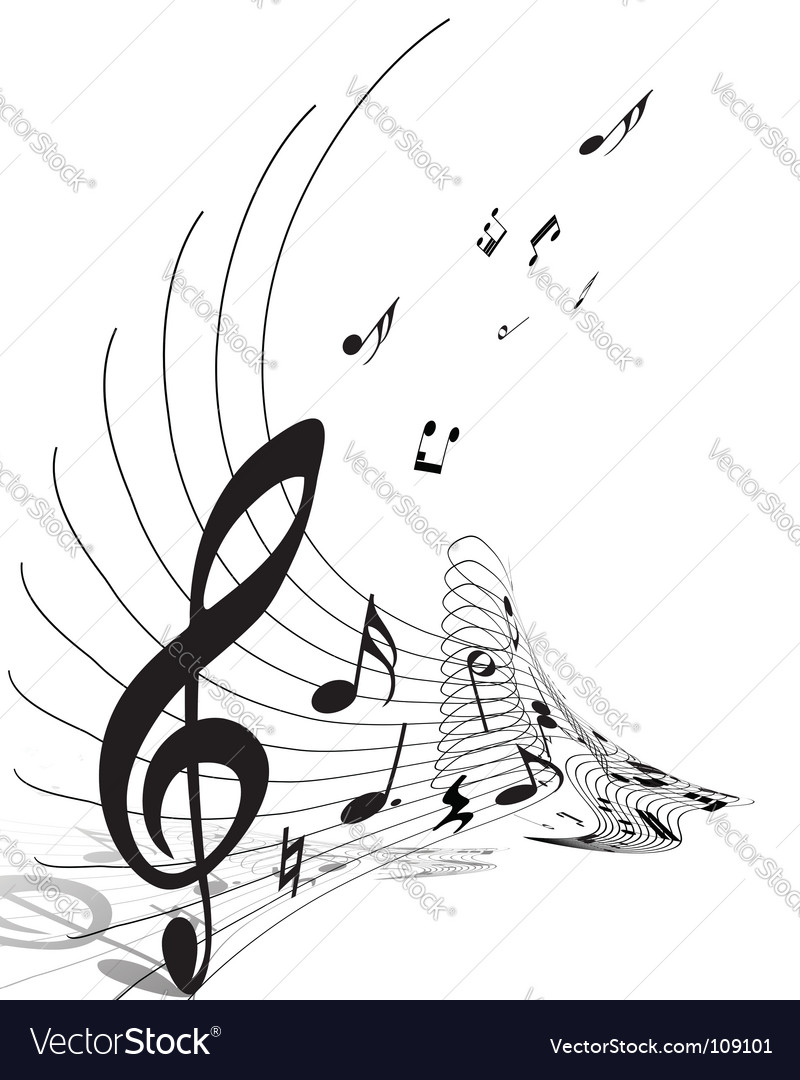 Notes staff Royalty Free Vector Image - VectorStock