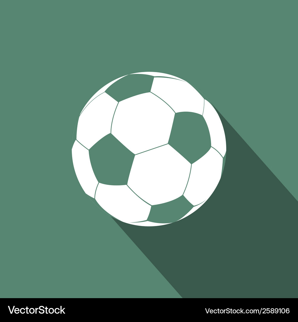 Abstract soccer ball on a special background Vector Image