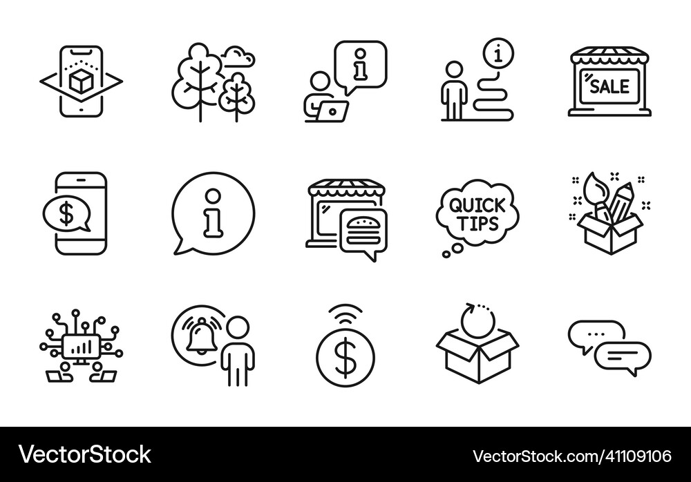 Business icons set included icon as return Vector Image