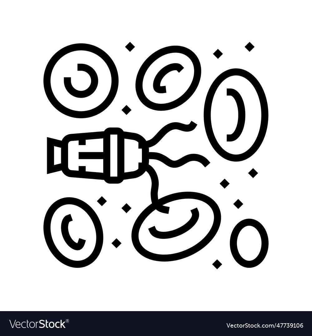 Nanotechnology biomedical line icon Royalty Free Vector Nanotechnology biomedical line icon Royalty Free Vector