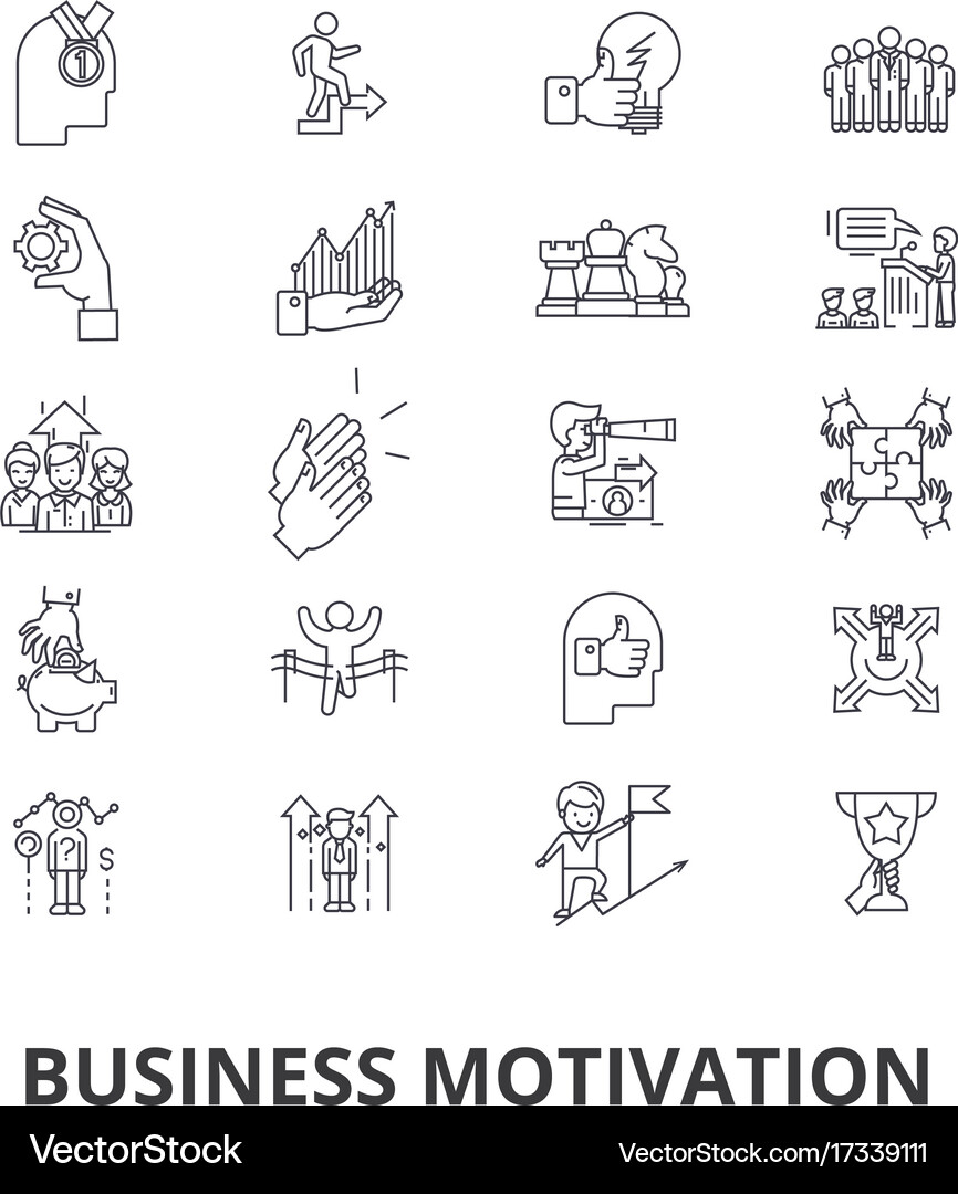 Business motivation personal inspiration Vector Image
