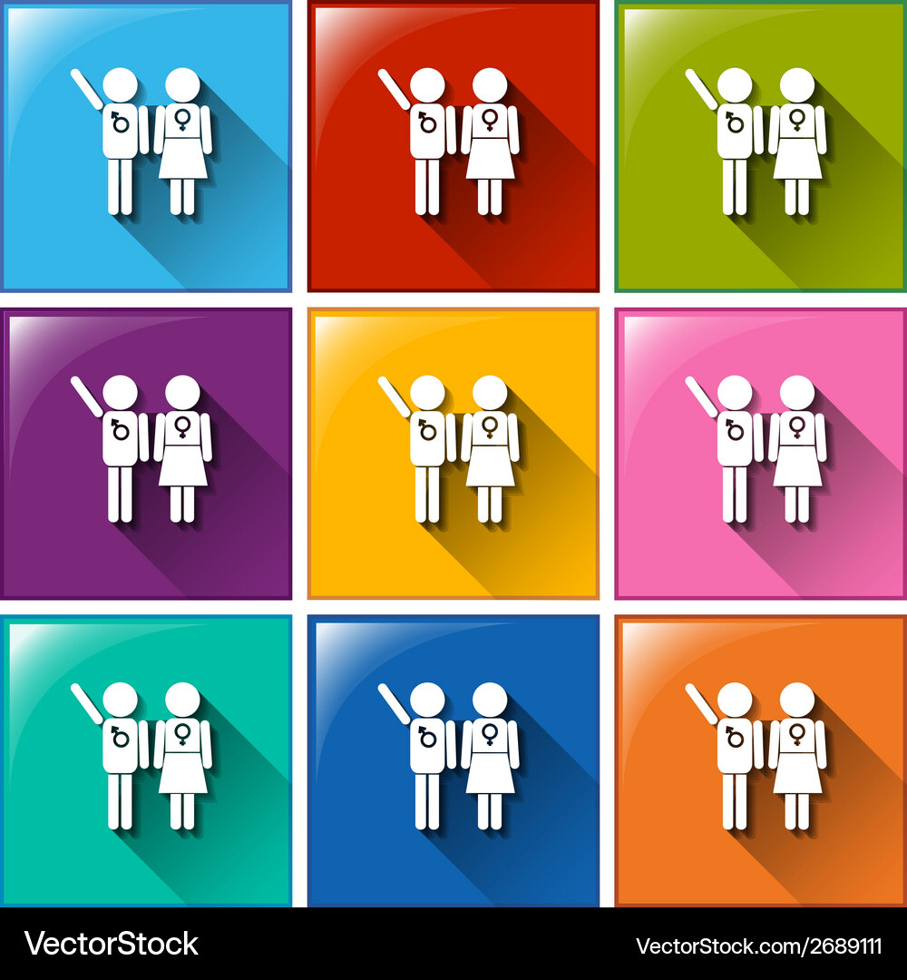 Icons for family planning Royalty Free Vector Image