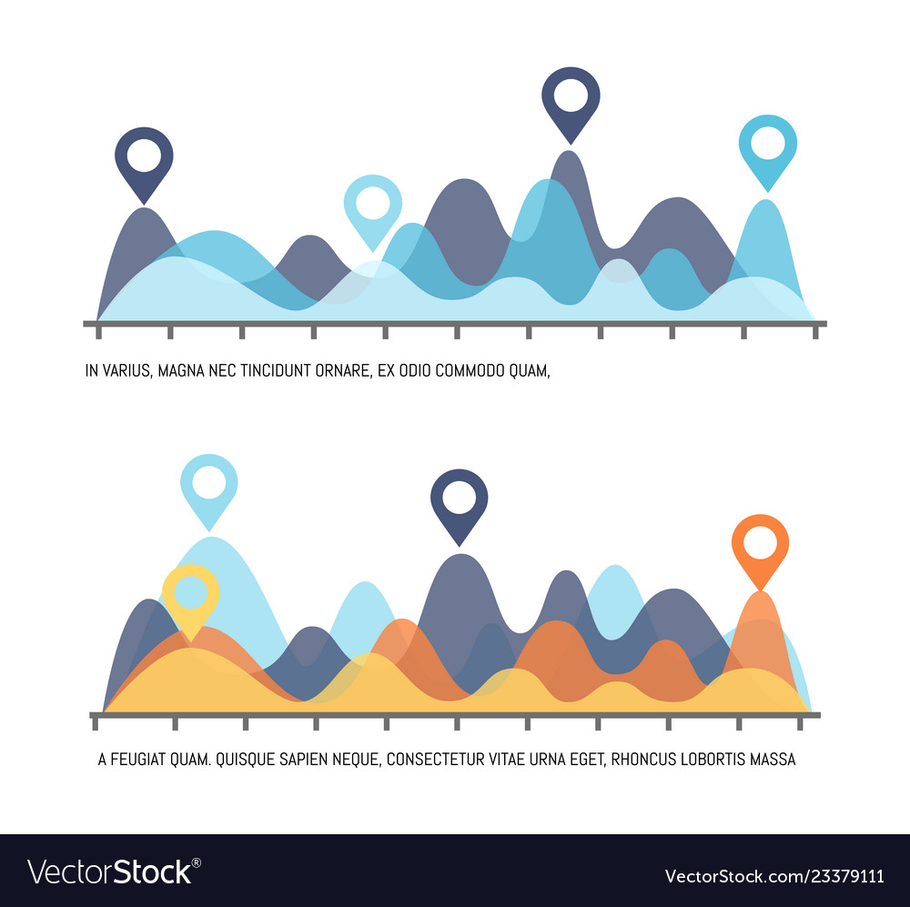 Infographic visualization results research Vector Image