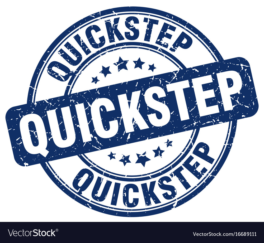 Quickstep stamp Royalty Free Vector Image - VectorStock