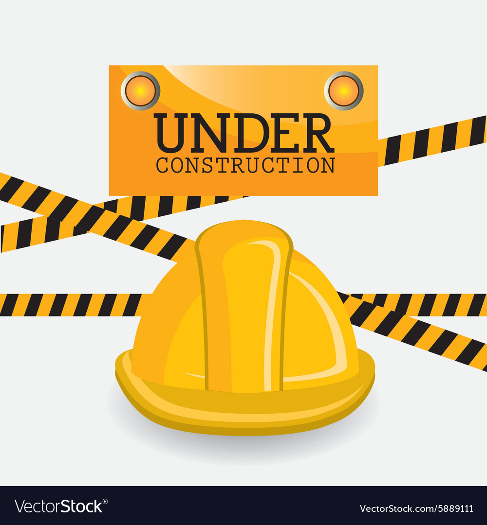 Under construction design Royalty Free Vector Image
