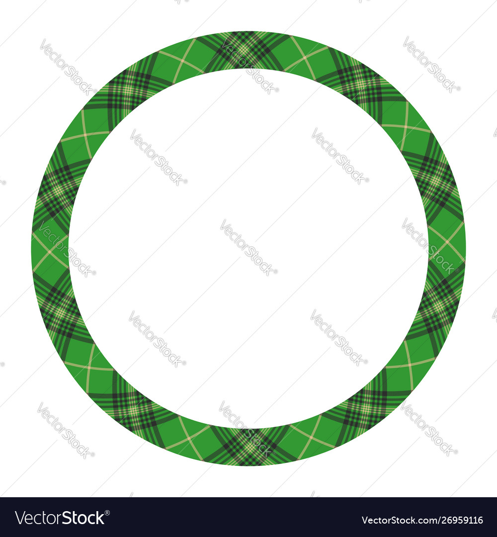 Circle borders and frames round border pattern Vector Image