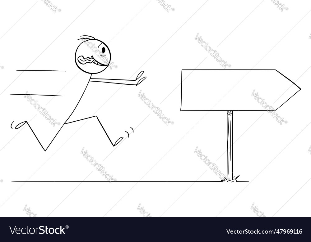 Person eager keen or long for something cartoon Vector Image Person eager keen or long for something cartoon Vector Image