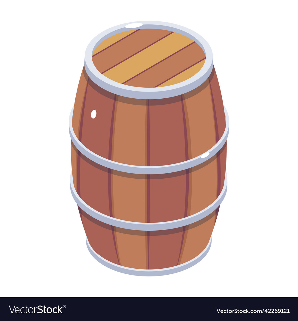 Barrel Royalty Free Vector Image - VectorStock