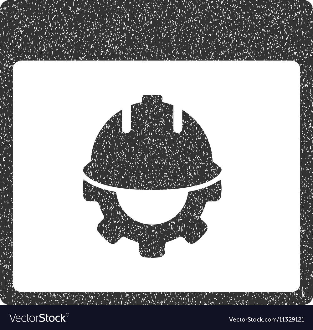 Development calendar page grainy texture icon Vector Image Development calendar page grainy texture icon Vector Image