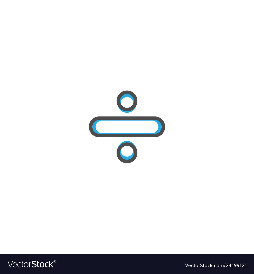 Division icon design essential Royalty Free Vector Image