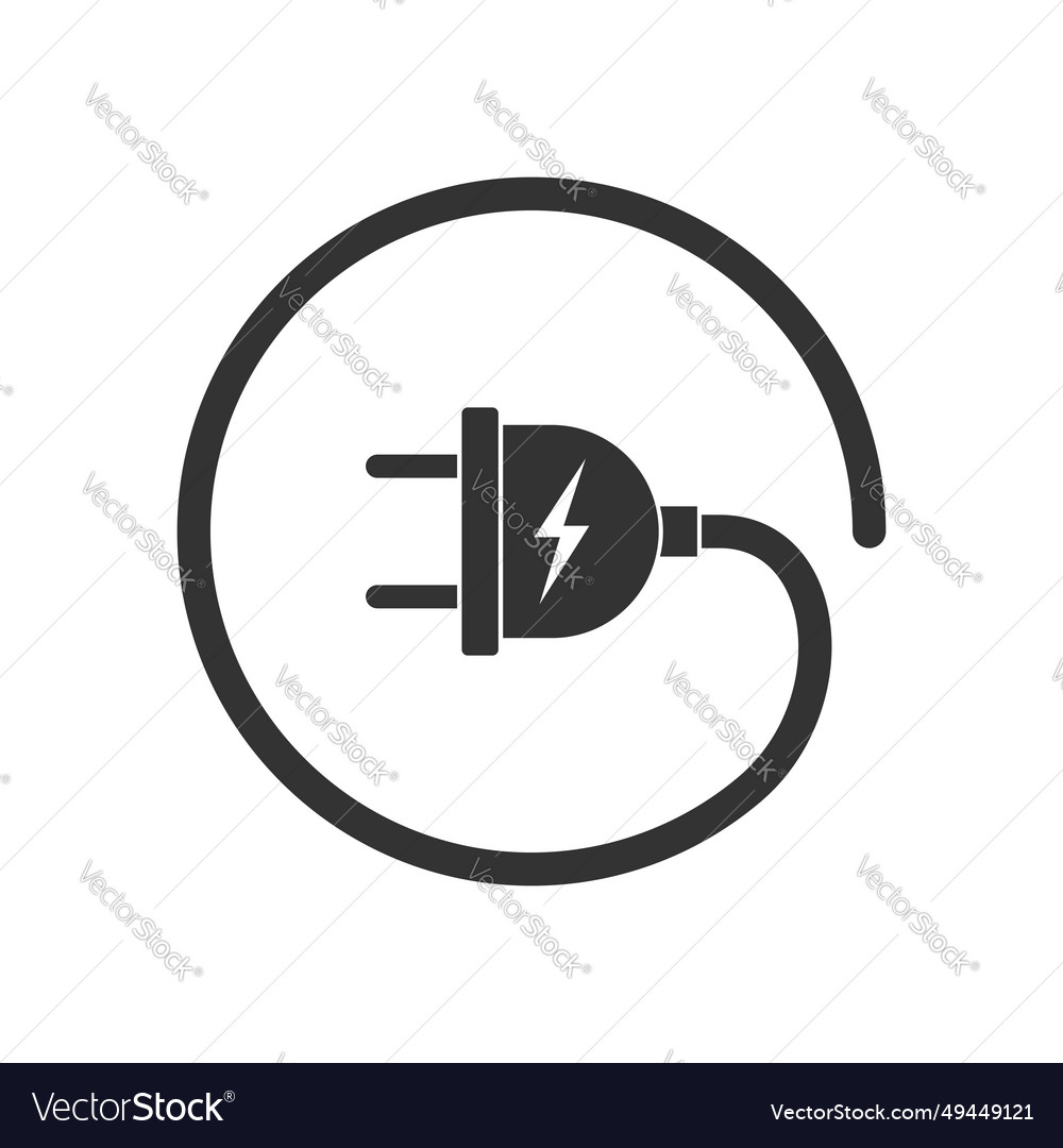 Electric plug Royalty Free Vector Image - VectorStock