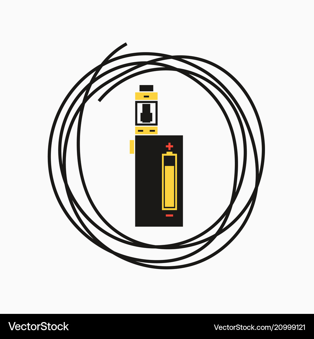 Electronic cigarette Royalty Free Vector Image
