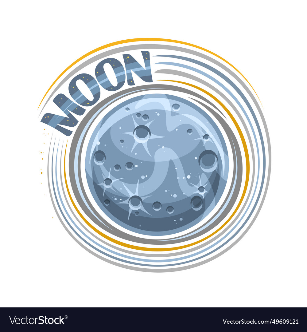 Logo for moon Royalty Free Vector Image - VectorStock