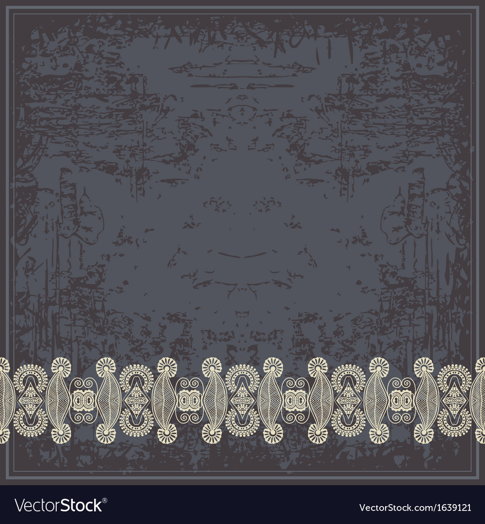 Ornamental floral pattern Royalty Free Vector Image