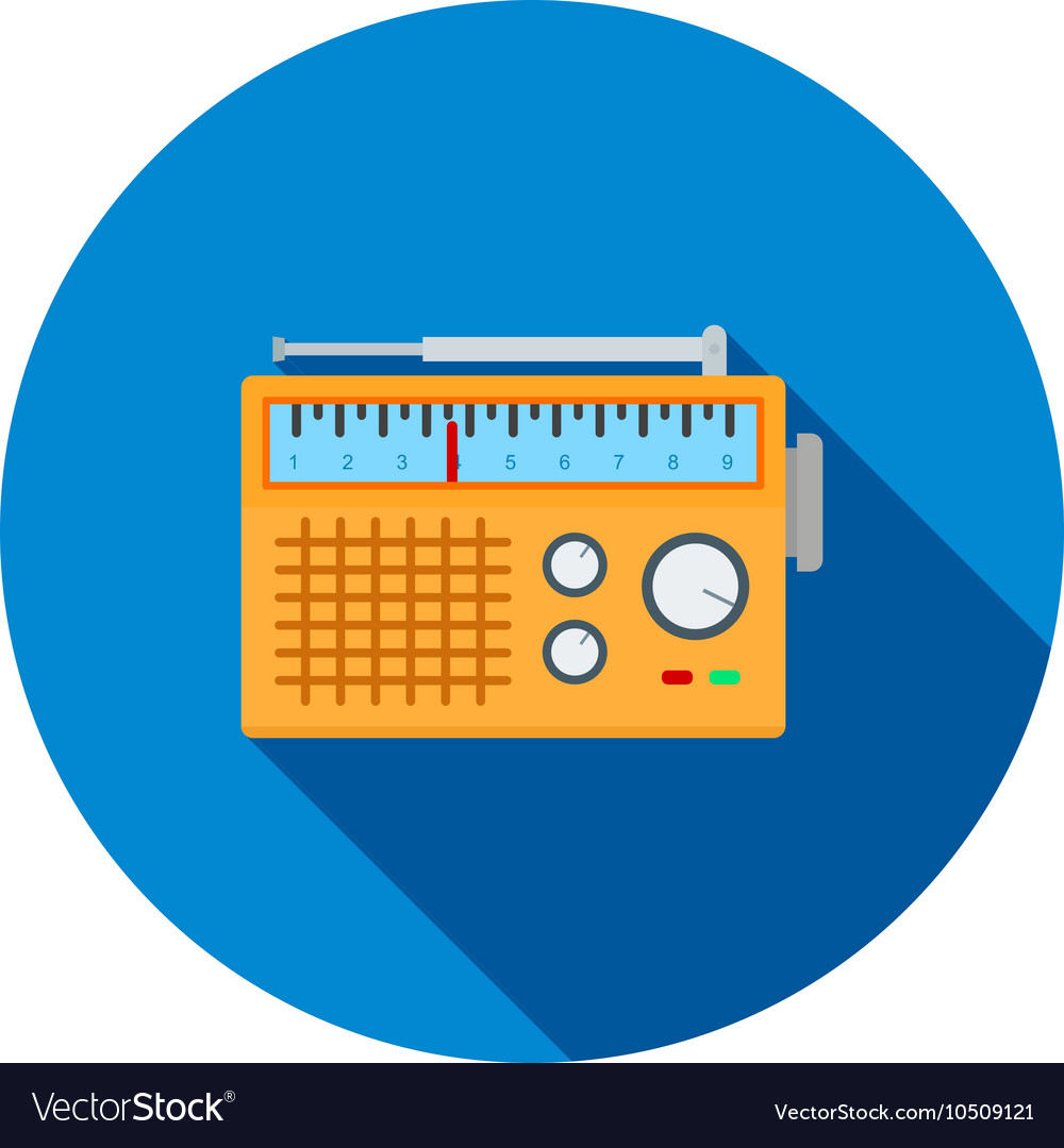 Radio set Royalty Free Vector Image - VectorStock