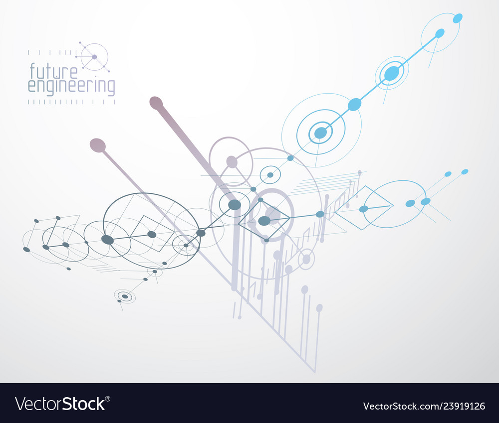 Engineering technology wallpaper made Royalty Free Vector