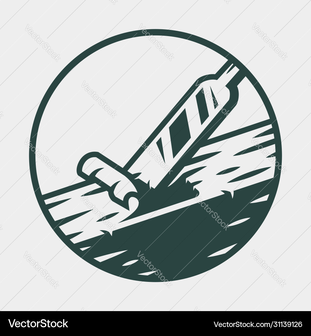 Wood carver chisel for carpentry carving tool Vector Image