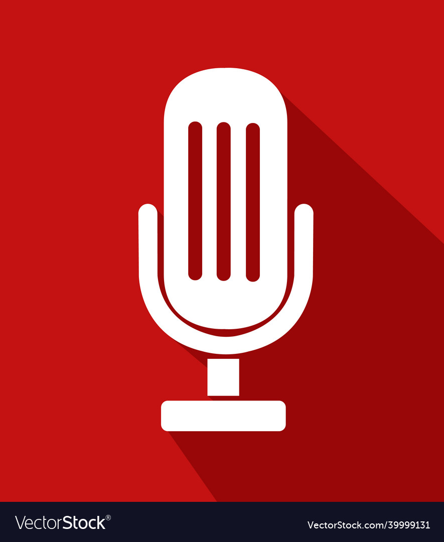 Microphone design Royalty Free Vector Image - VectorStock